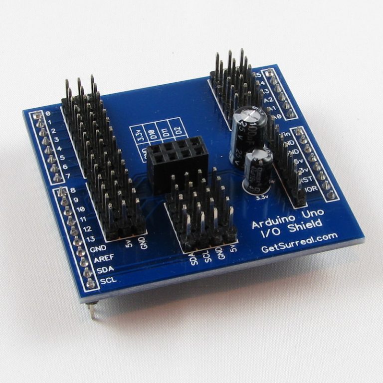 Arduino Uno Io Shield Kit Getsurreal